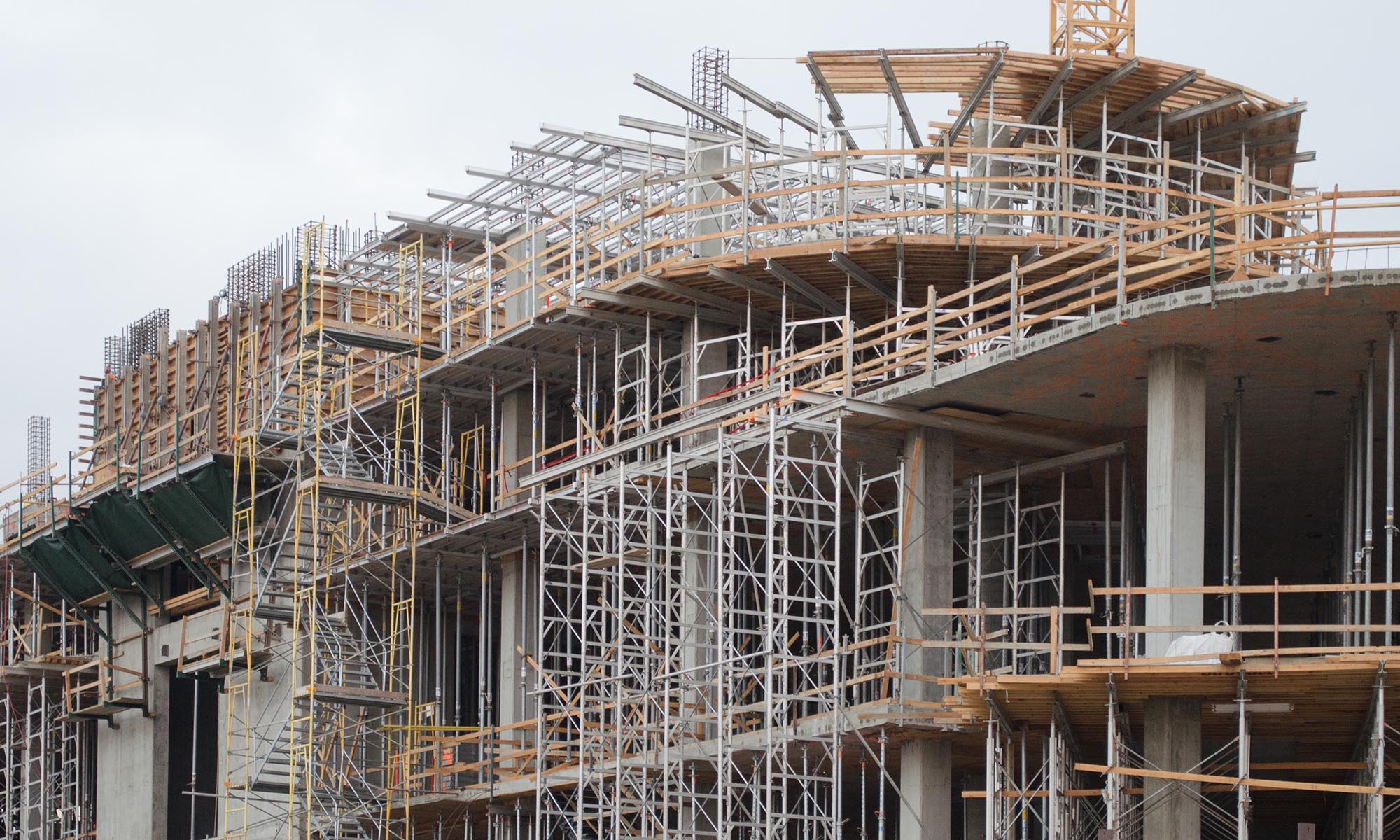 Shoring and Formwork on a Cantilevered Balcony Deck - Largo Concrete, Inc.