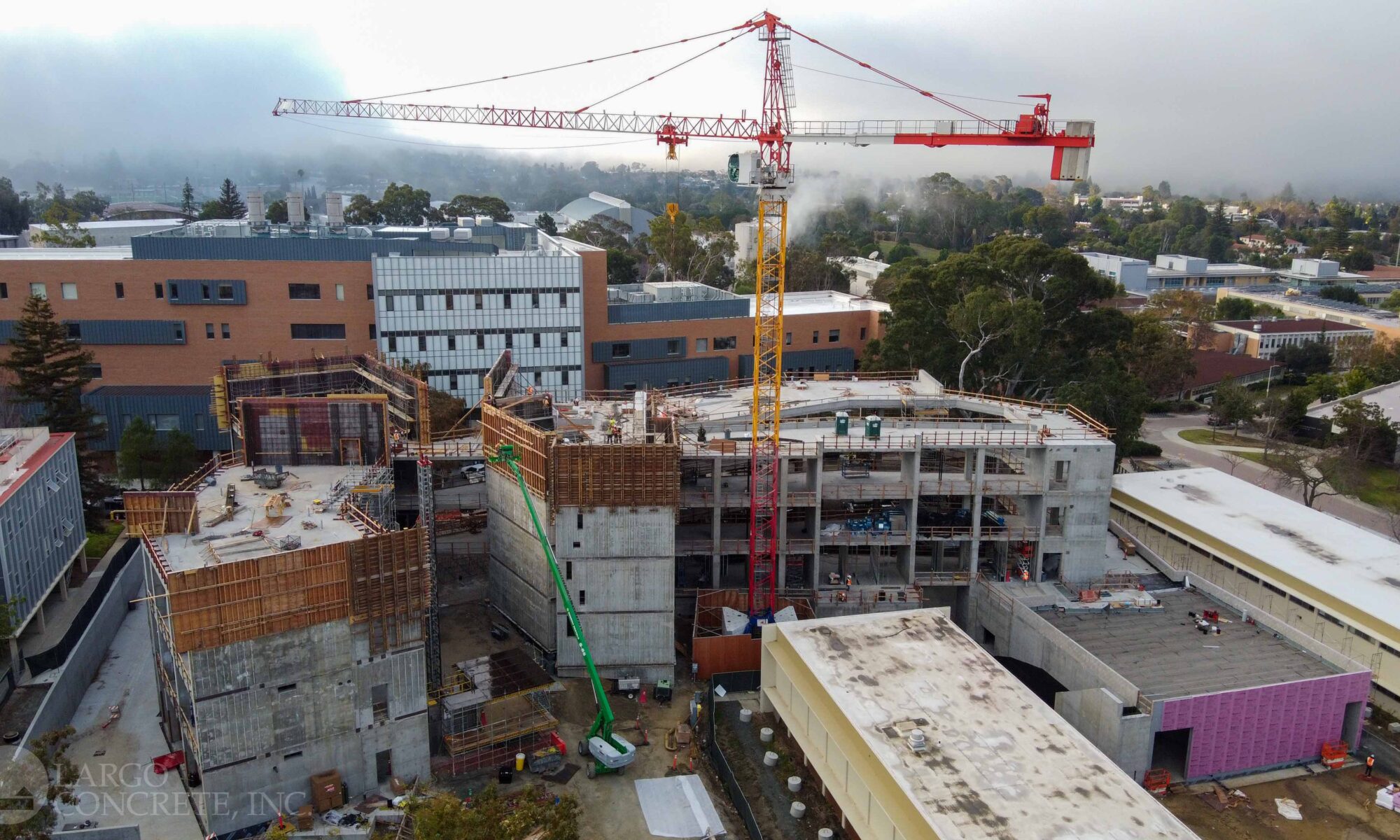 Frost Center Tops Out at Cal Poly San Luis Obispo