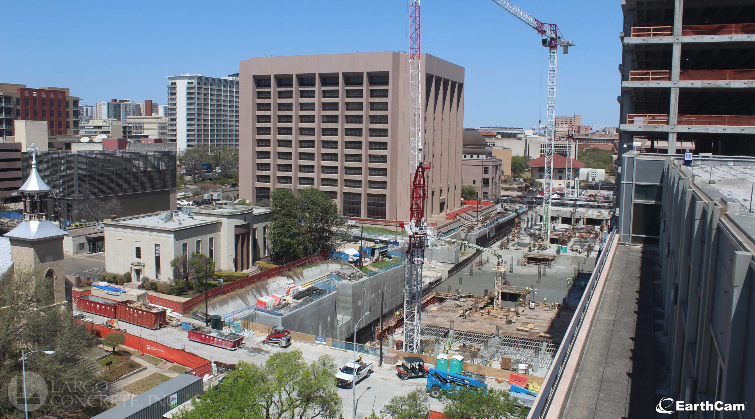 Texas Capitol Mall Underground Parking Structure – Largo Concrete